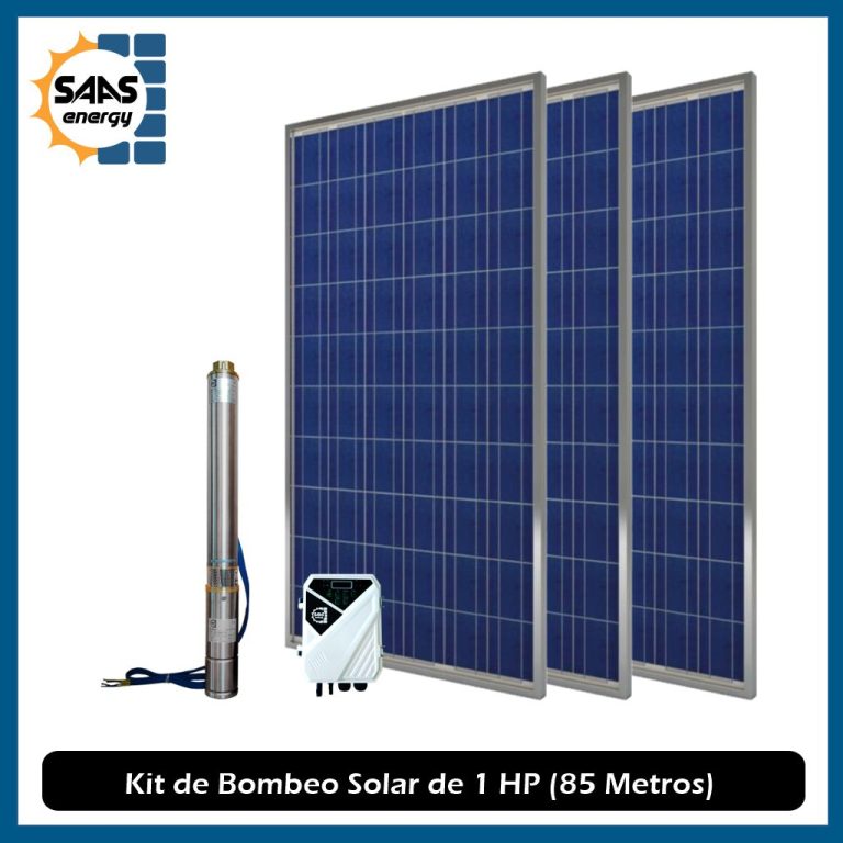 Kit de Bombeo Solar Sumergible de 1 HP para 85 metros